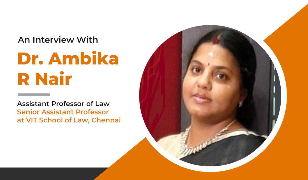 An Interview with Dr. Ambika R Nair [Senior Assistant Professor at VIT ...
