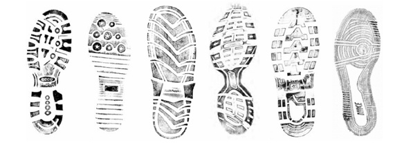 Collection of Footprints at a Crime Scene - Law Corner